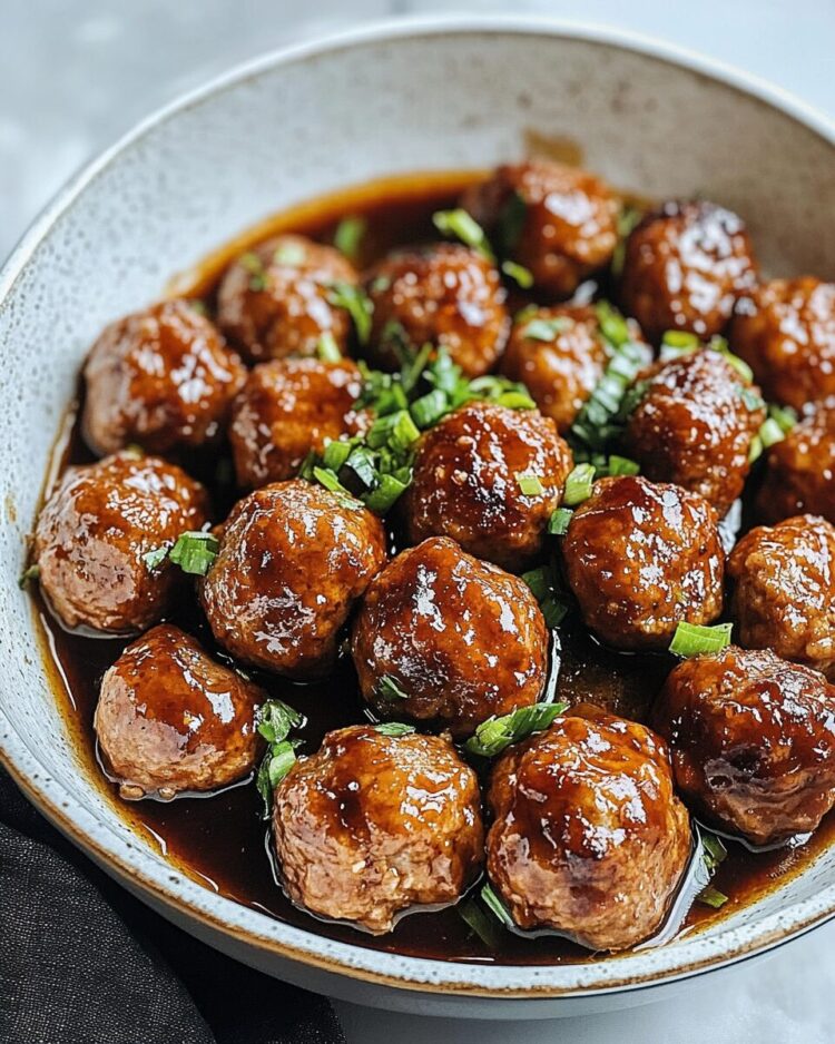 Easy Mongolian Meatballs