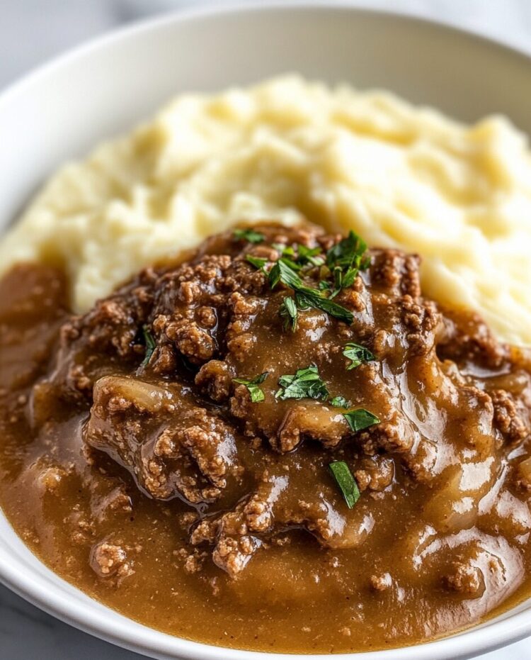 Ground Beef and Gravy – Recipessin
