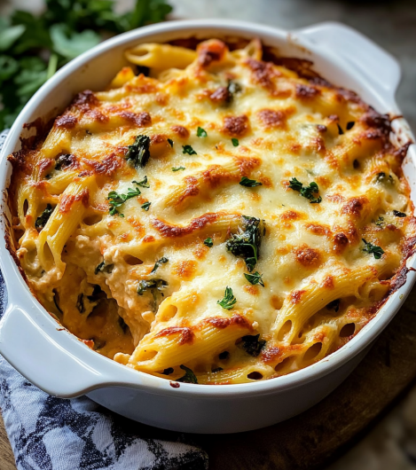 Cheesy Vegetable Pasta Bake - Recipessin